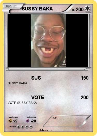 Pokémon SUSSY BAKA 81 81 - SUS - My Pokemon Card