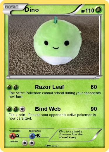 Pokémon Dino 965 965 - Razor Leaf - My Pokemon Card