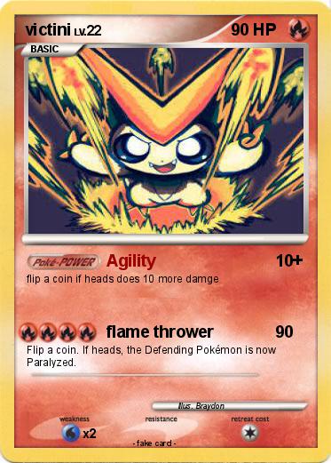 Pokémon victini 3517 3517 - Agility - My Pokemon Card