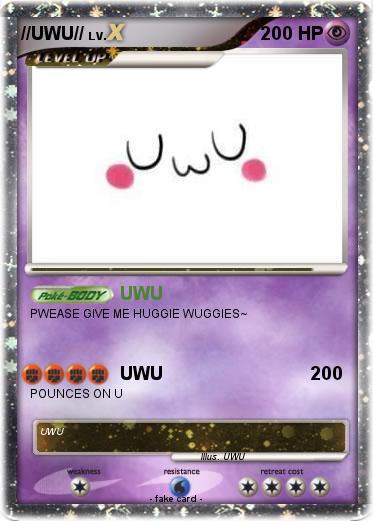 Pokémon UWU 19 19 - UWU - My Pokemon Card