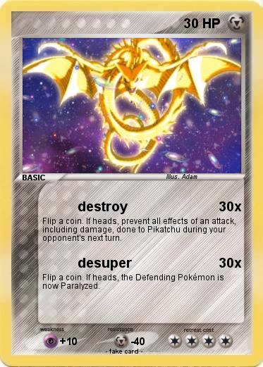 Pokémon 1 129949 129949 - destroy - My Pokemon Card