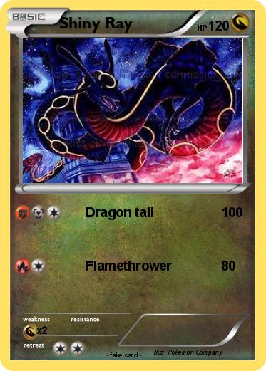 Pokémon Shiny Ray - Dragon tail - My Pokemon Card