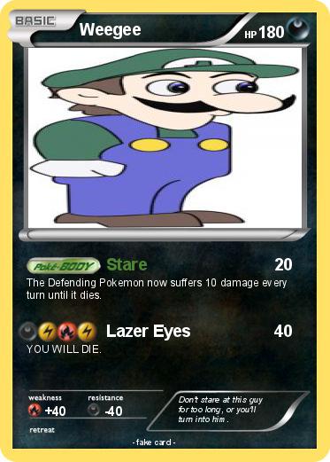 Pokémon Weegee 1264 1264 - Stare - My Pokemon Card