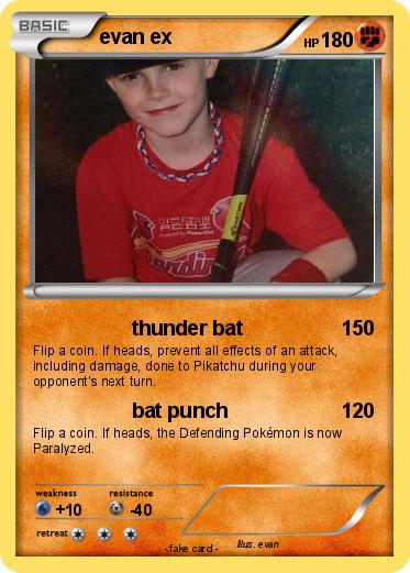 Pokémon evan 383 383 - thunder bat - My Pokemon Card