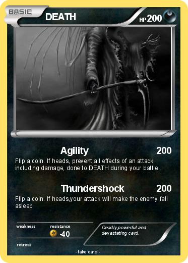 Pokémon DEATH 4534 4534 - Agility - My Pokemon Card