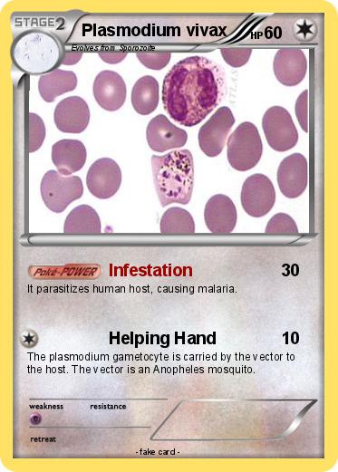 Pokémon Plasmodium vivax - Infestation - My Pokemon Card