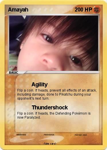 Pokémon Amayah - Agility - My Pokemon Card