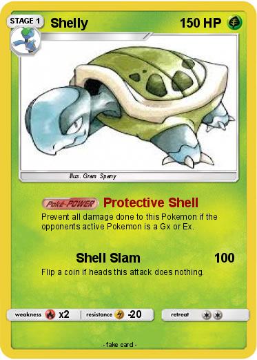 Pokémon Shelly 85 85 - Protective Shell - My Pokemon Card
