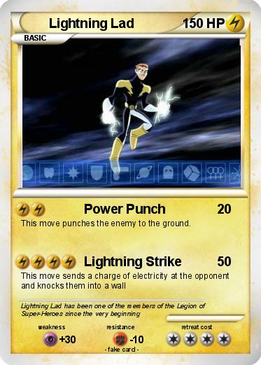 Pokémon Lightning Lad 1 1 - Power Punch - My Pokemon Card