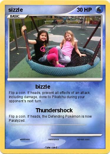 Pokémon sizzle - bizzle - My Pokemon Card