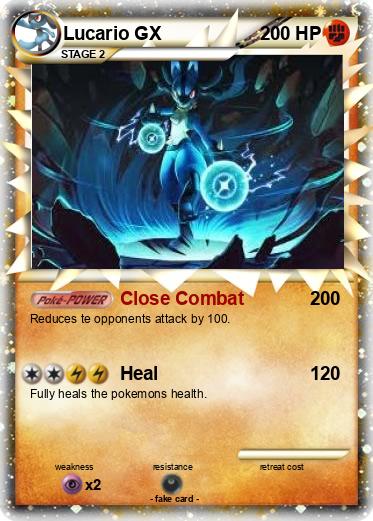 Pokémon Lucario GX 8 8 - Close Combat - My Pokemon Card