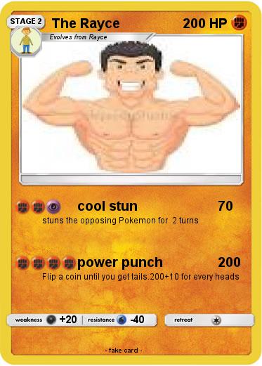 Pokémon The Rayce - cool stun - My Pokemon Card