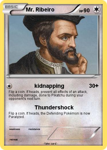 Pokémon Mr Ribeiro - kidnapping - My Pokemon Card