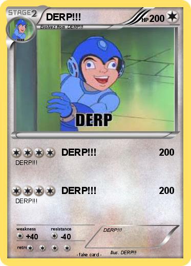 Pokémon DERP 1094 1094 - DERP!!! - My Pokemon Card