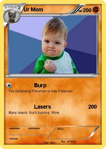 Pokémon Ur Mom 357 357 - Burp - My Pokemon Card