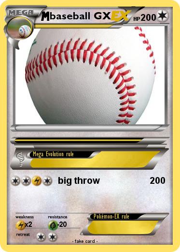 Pokémon baseball GX - big throw - My Pokemon Card