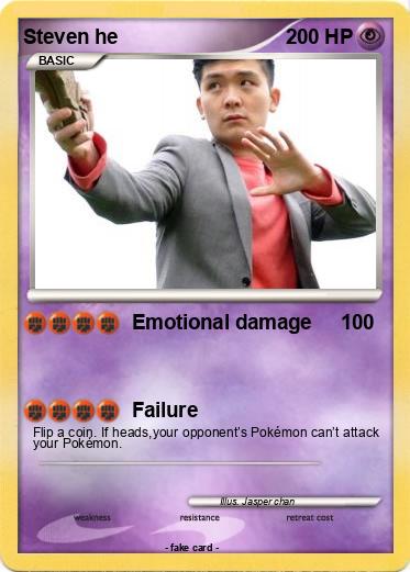 Pokémon Steven he 62 62 - Emotional damage - My Pokemon Card