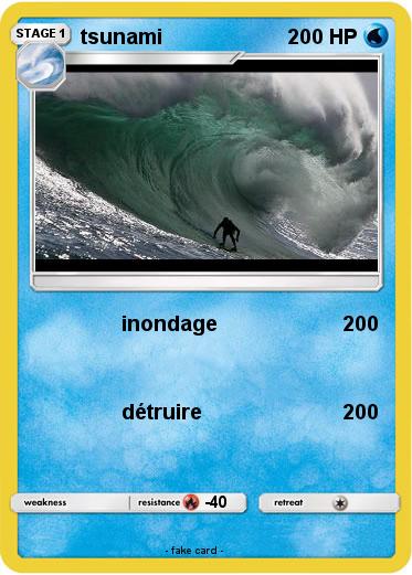 Pokémon tsunami 328 328 - inondage - My Pokemon Card