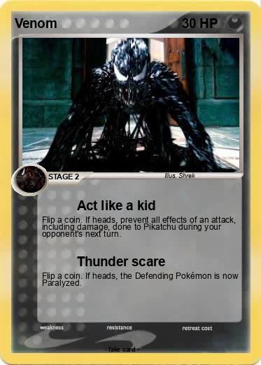 Pokémon Venom 1108 1108 - Act like a kid - My Pokemon Card