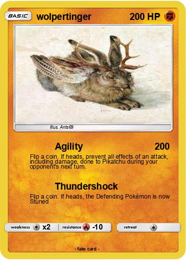 Pokémon wolpertinger 1 1 - Agility - My Pokemon Card