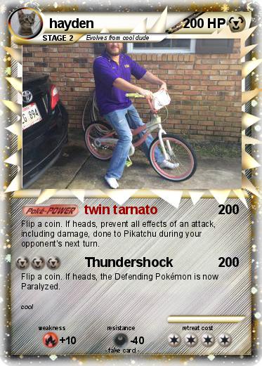 Pokémon hayden 196 196 - twin tarnato - My Pokemon Card