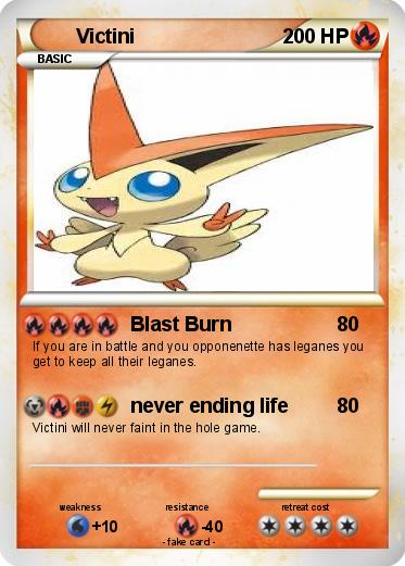 Pokémon Victini 526 526 - Blast Burn - My Pokemon Card