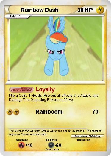 Pokémon Rainbow Dash 973 973 - Loyalty - My Pokemon Card