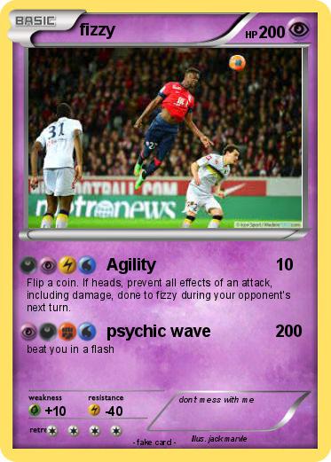 Pokémon fizzy 14 14 - Agility - My Pokemon Card