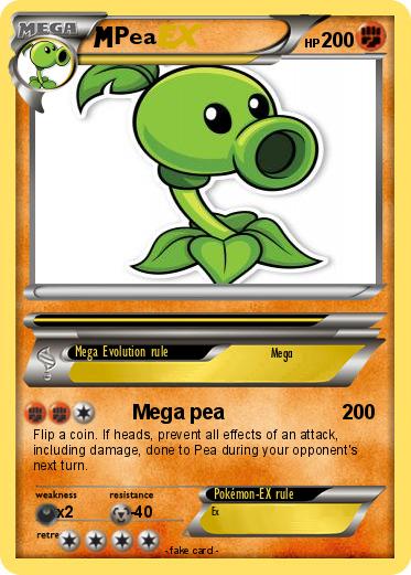 Pokémon Pea 232 232 - Mega pea - My Pokemon Card