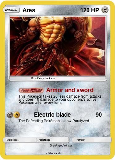 Pokémon Ares 407 407 - Armor and sword - My Pokemon Card