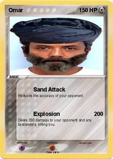 Pokémon Omar 69 69 - Sand Attack - My Pokemon Card