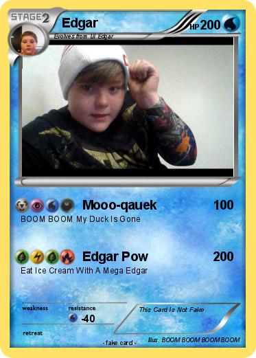 Pokémon Edgar 107 107 - Mooo-qauek - My Pokemon Card