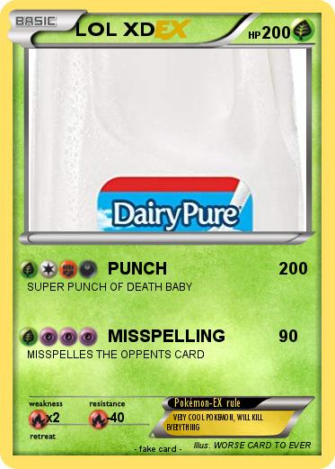 Pokémon LOL XD 4 4 - PUNCH - My Pokemon Card