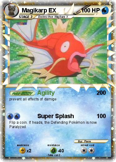 Pokémon Magikarp EX 62 62 - Agility - My Pokemon Card