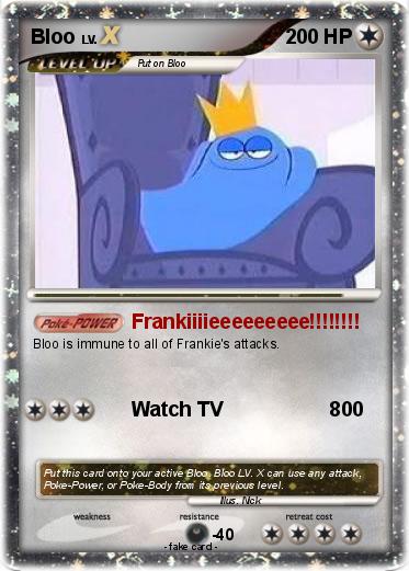 Pokémon Bloo 17 17 - Frankiiiieeeeeeeee!!!!!!!! - My Pokemon Card