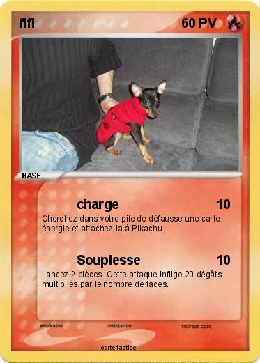 Pokémon fifi 44 44 - charge - Ma carte Pokémon