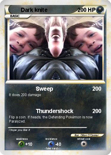 Pokémon Dark knite 1 1 - Sweep - My Pokemon Card