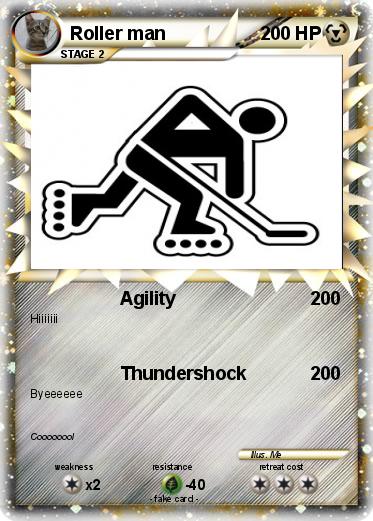 Pokémon Roller man - Agility - My Pokemon Card