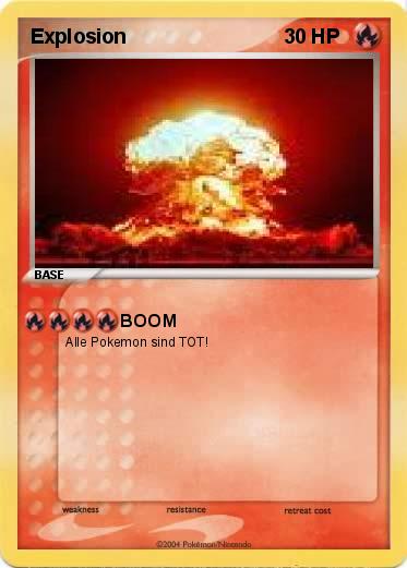 Pokémon Explosion 28 28 - BOOM - My Pokemon Card