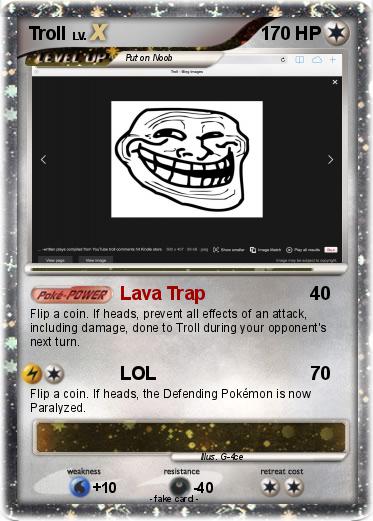 Pokémon Troll 3445 3445 - Lava Trap - My Pokemon Card
