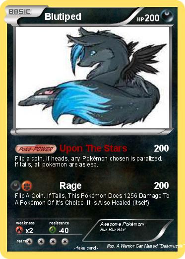 Pokémon Blutiped - Upon The Stars - My Pokemon Card