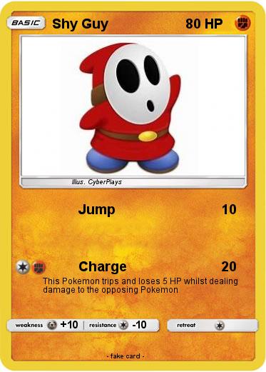 Pokémon Shy Guy 333 333 - Jump - My Pokemon Card