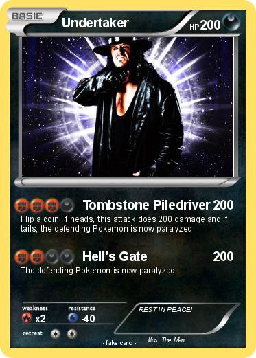 Pokémon Undertaker 961 961 - Tombstone Piledriver - My Pokemon Card