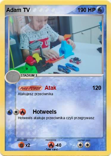 Pokémon Adam TV - Atak - Twoja własna karta pokemon