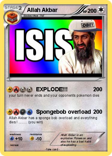 Pokémon Allah Akbar 8 8 - EXPLODE!!! - My Pokemon Card