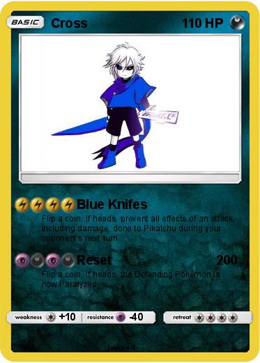 Pokémon Cross 177 177 - Blue Knifes - My Pokemon Card