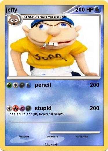 Pokémon jeffy 675 675 - pencil - My Pokemon Card
