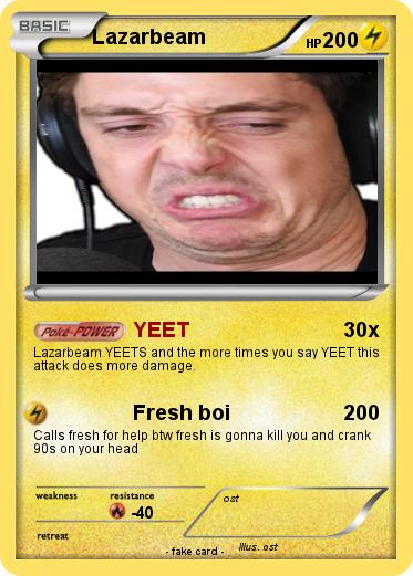 Pokémon Lazarbeam 126 126 - YEET - My Pokemon Card