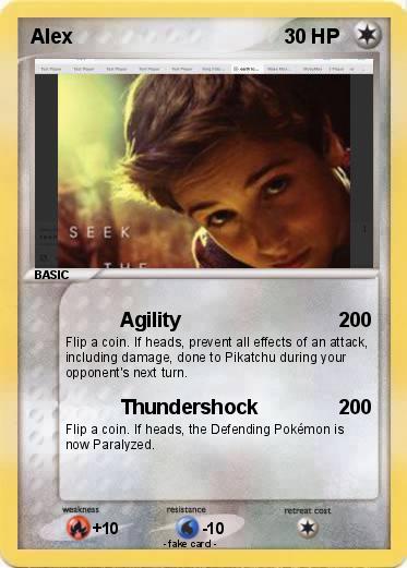 Pokémon Alex 1999 1999 - Agility - My Pokemon Card