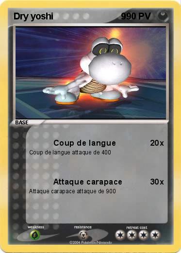 Pokémon Dry yoshi 9 9 - Coup de langue - Ma carte Pokémon